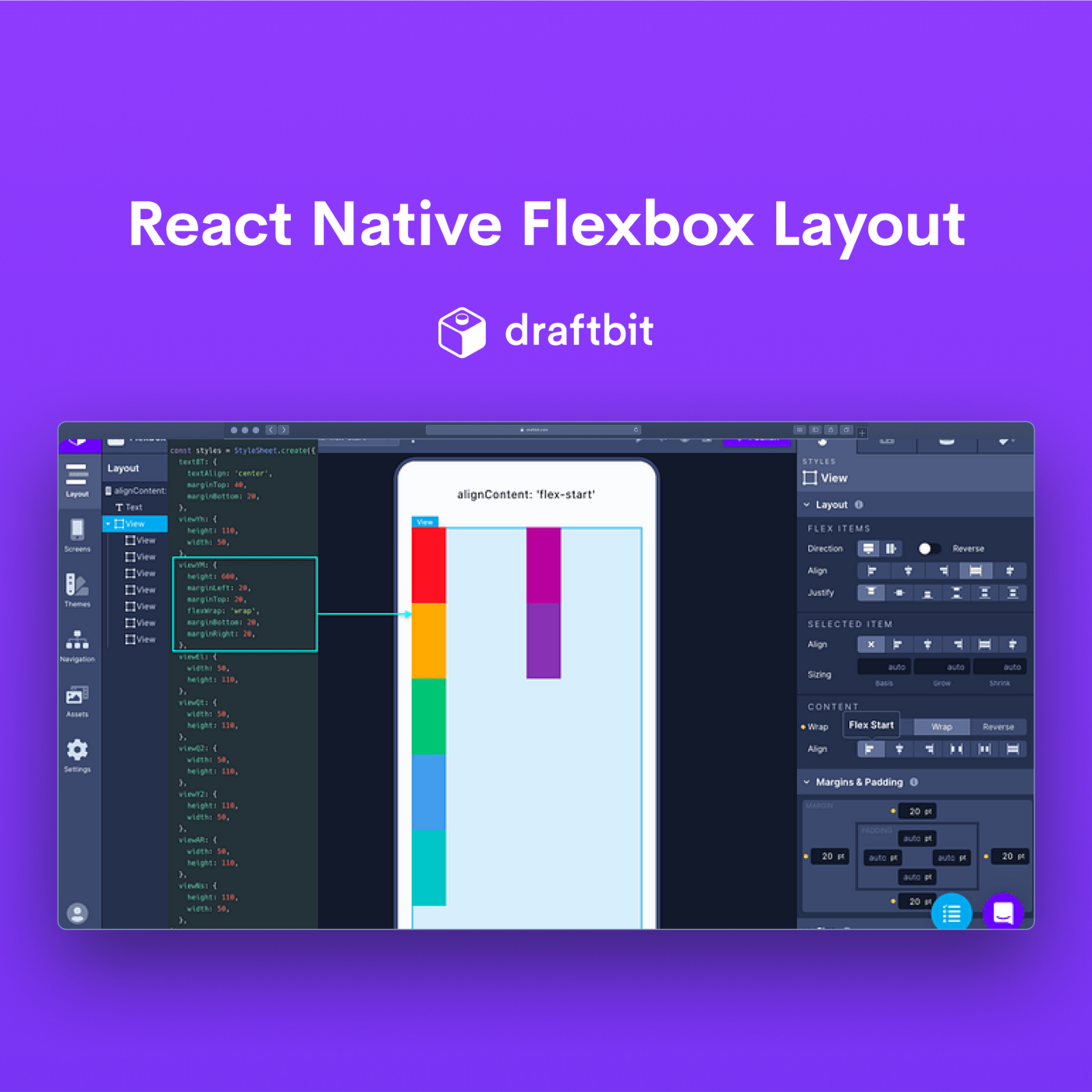 The Complete Guide To React Native Flexbox Layout Using Draftbit s