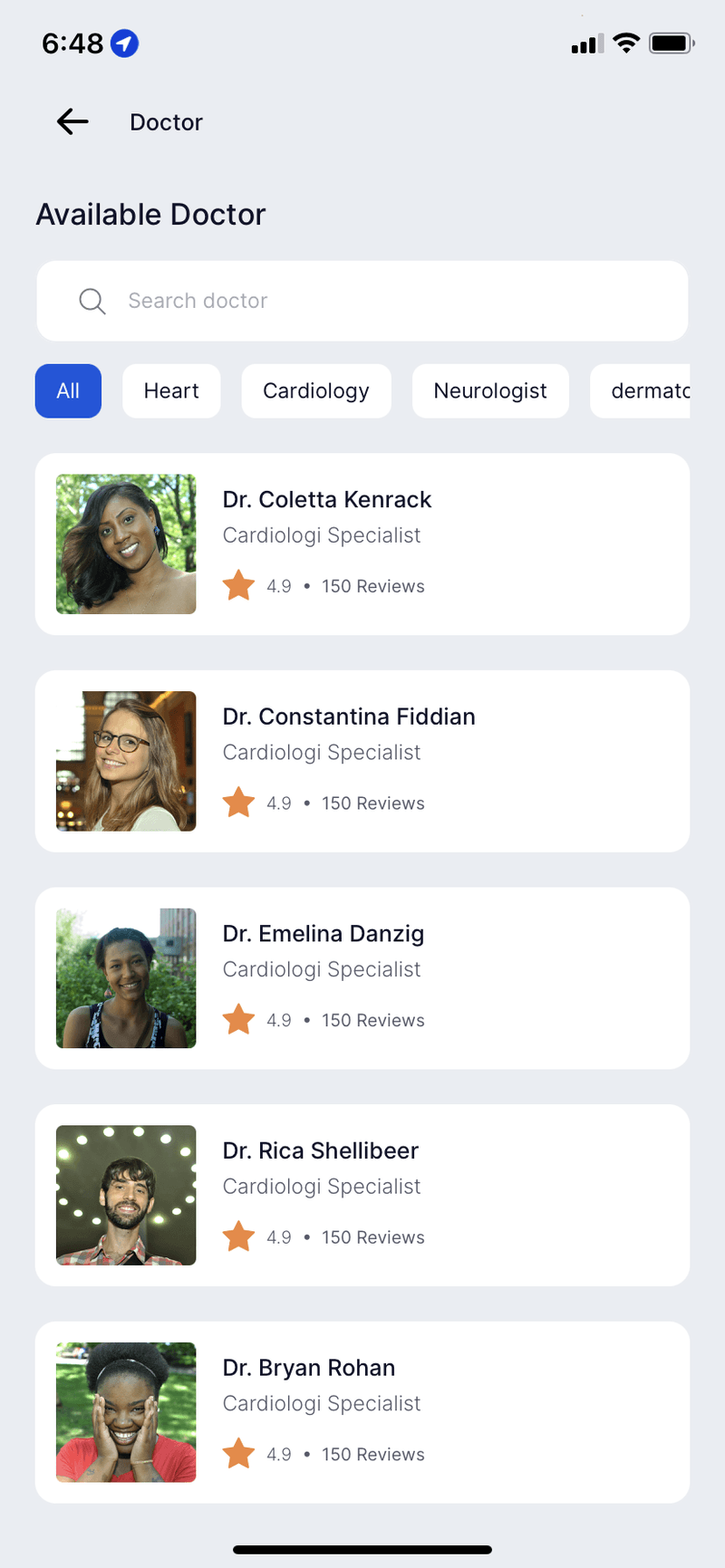 Draftbit Example Screens