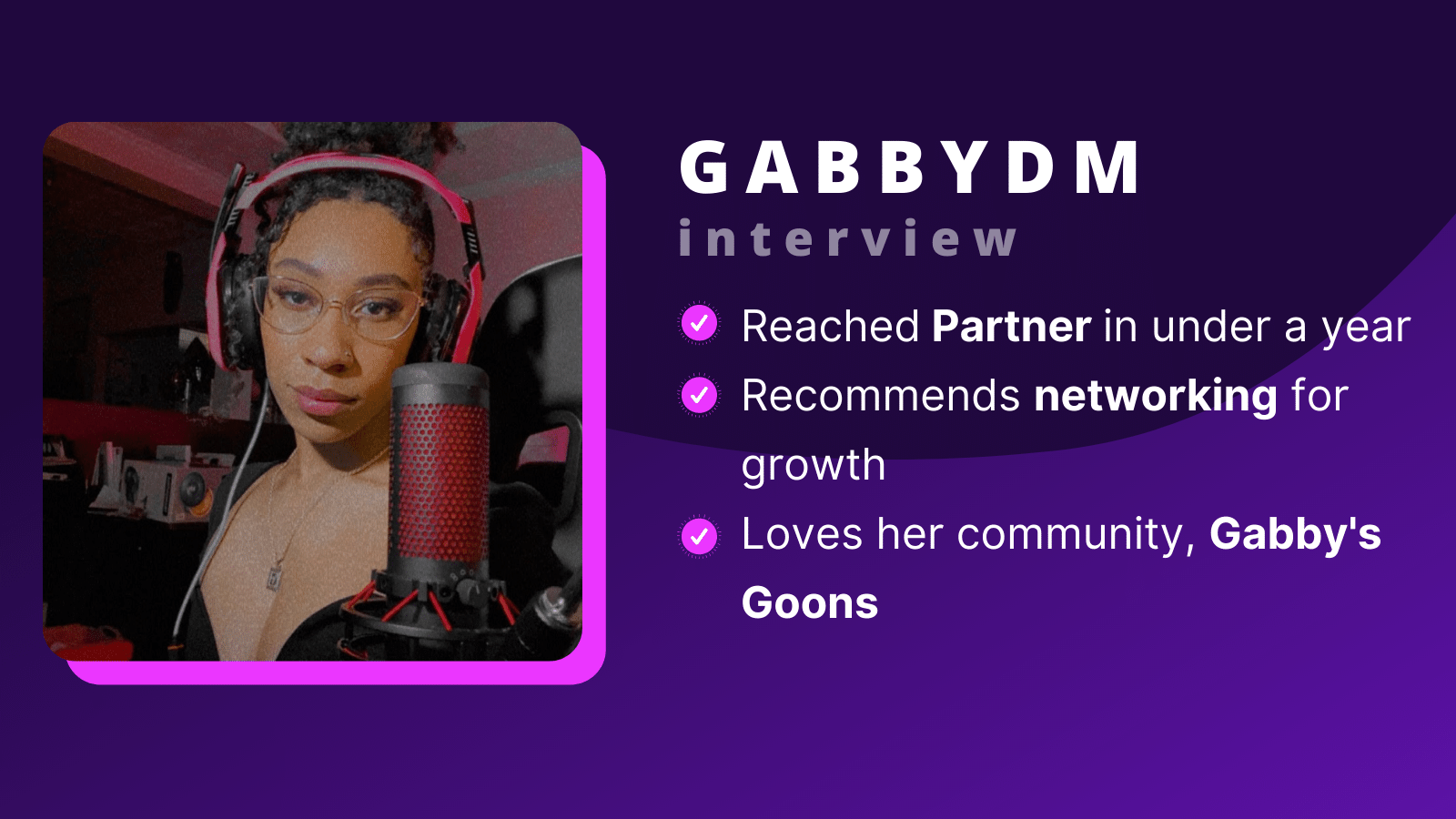 GabbyDM – Networking is the Key to Success | Fairly Odd Streamers