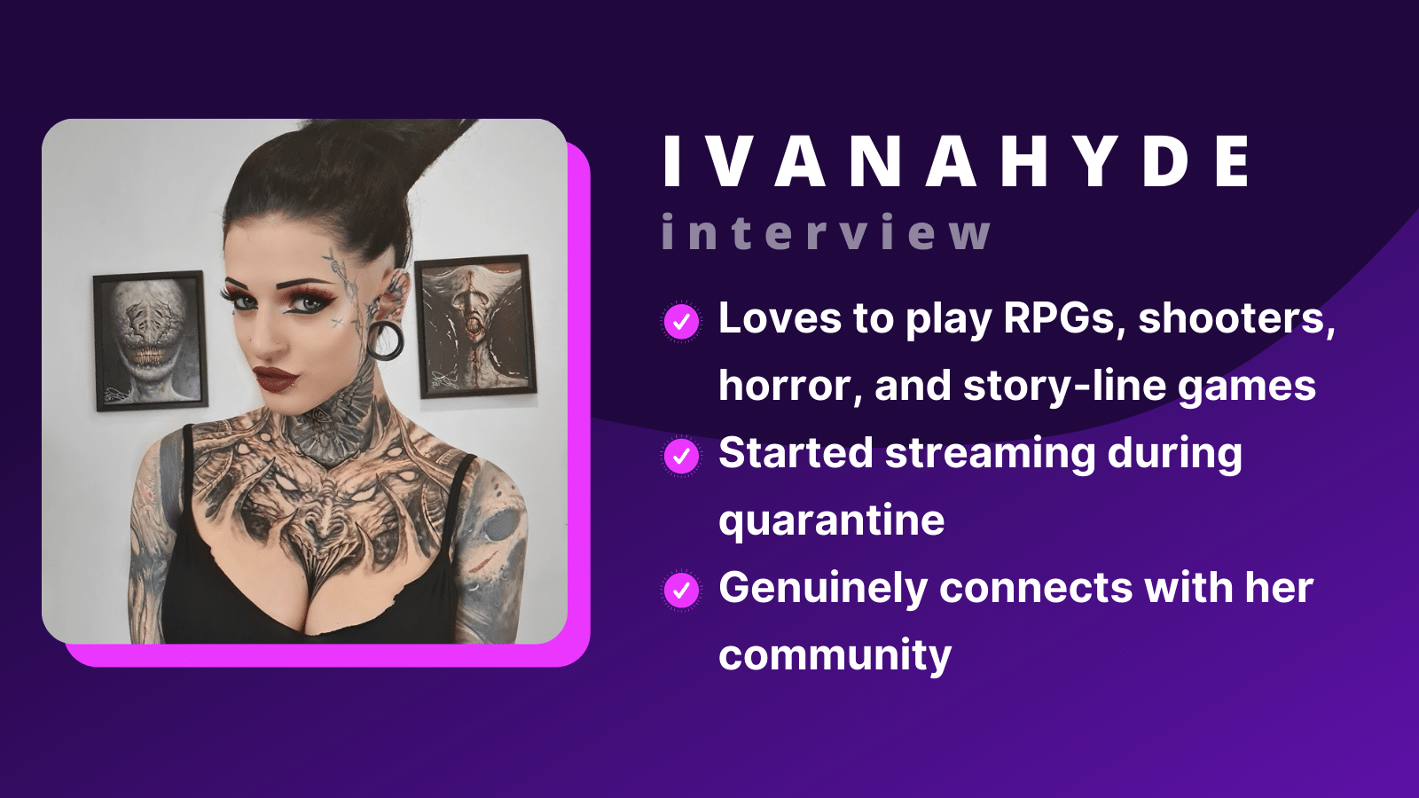 IvanaHyde – Variety Streamer & Model Who's Built a Strong Community ...