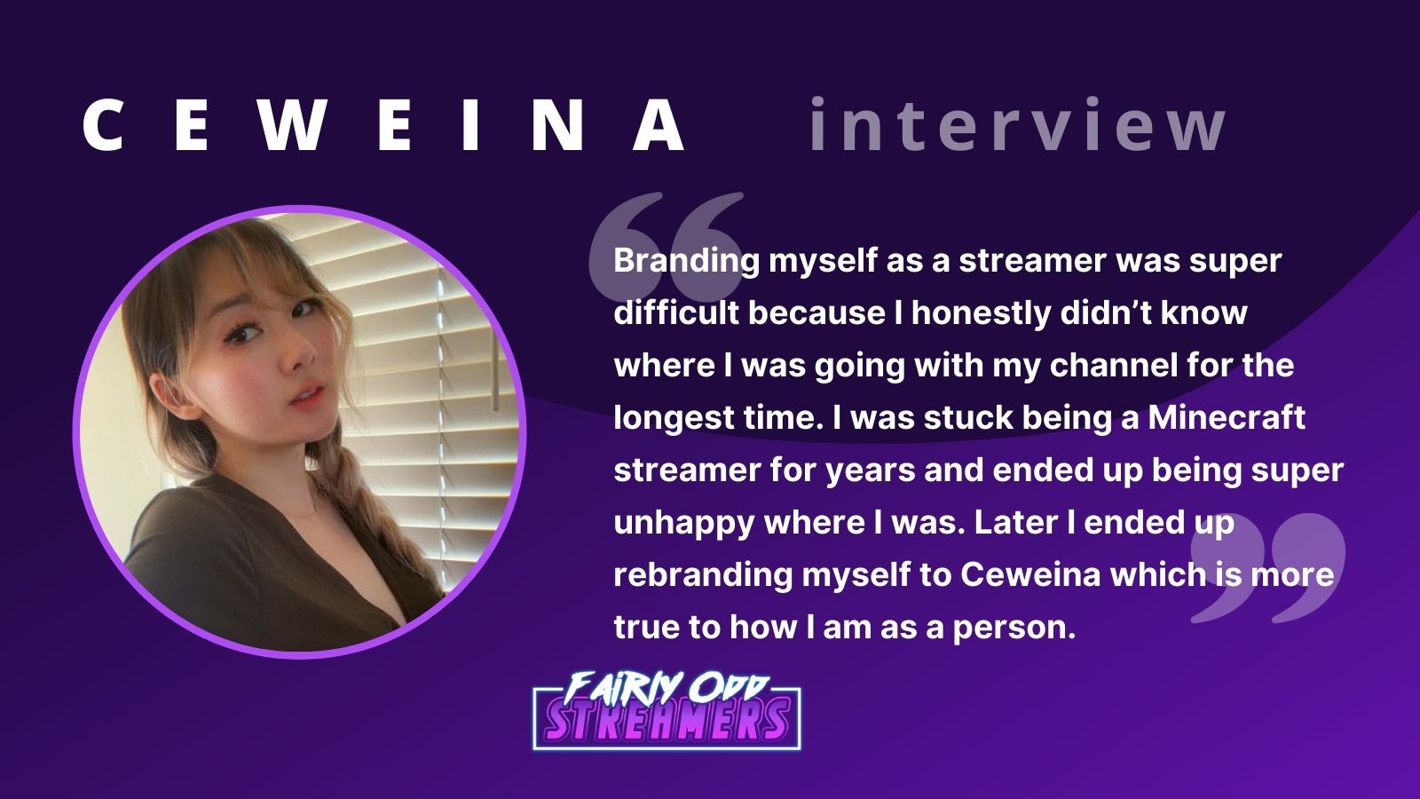 Ceweina – Full-Time Variety Streamer & Digital Artist | Fairly Odd ...