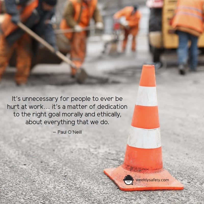 Safety Quotes to Motivate Your Team by Weeklysafety.com