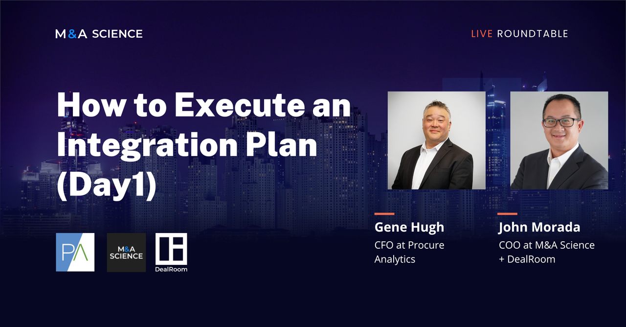 How to Execute an M&A Integration Plan on Day 1