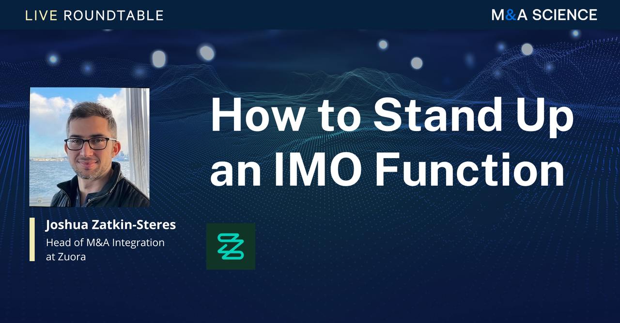 How to Stand Up an IMO Function