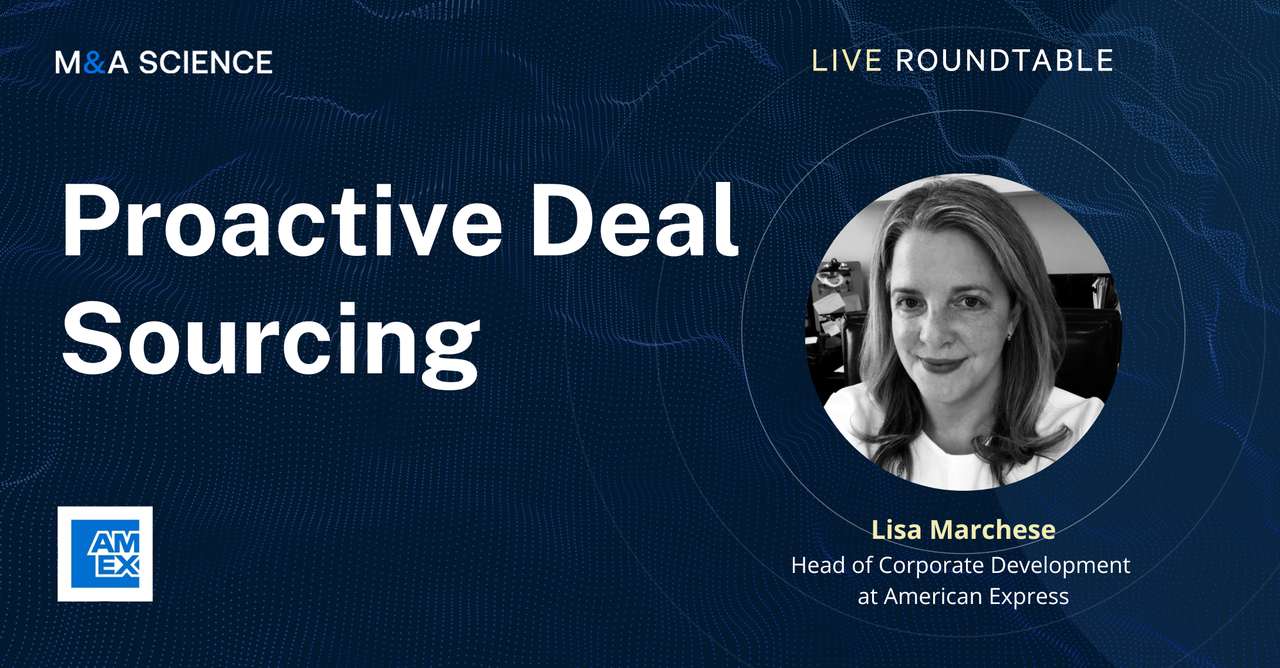 Proactive deal sourcing in M&A