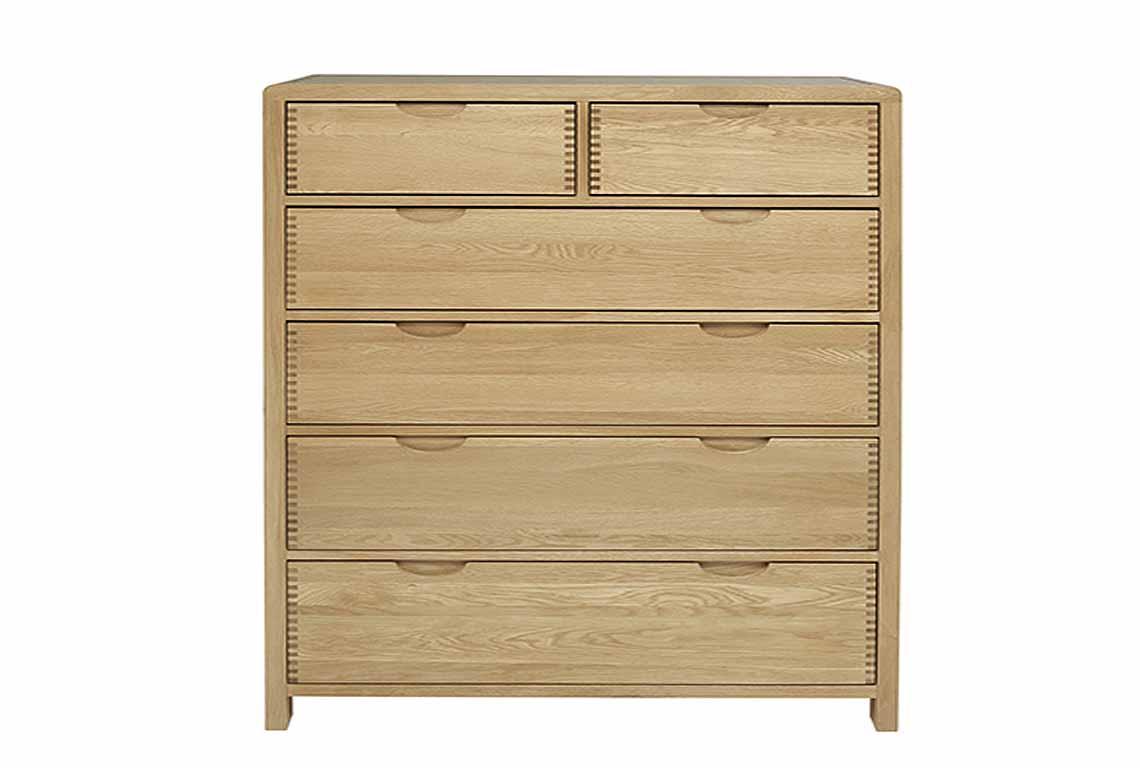 Ercol Bosco 2 Drawer Bedside Chest