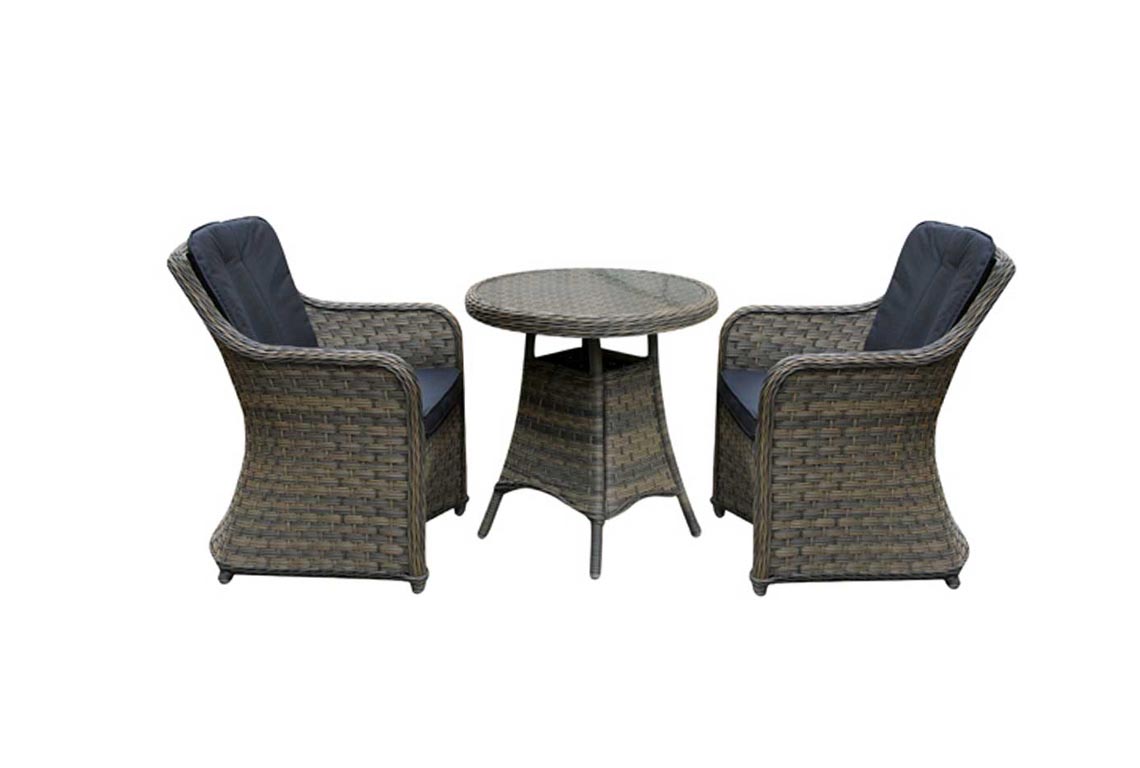 Corfu 160cm Triangular Table Wingback Dining Set