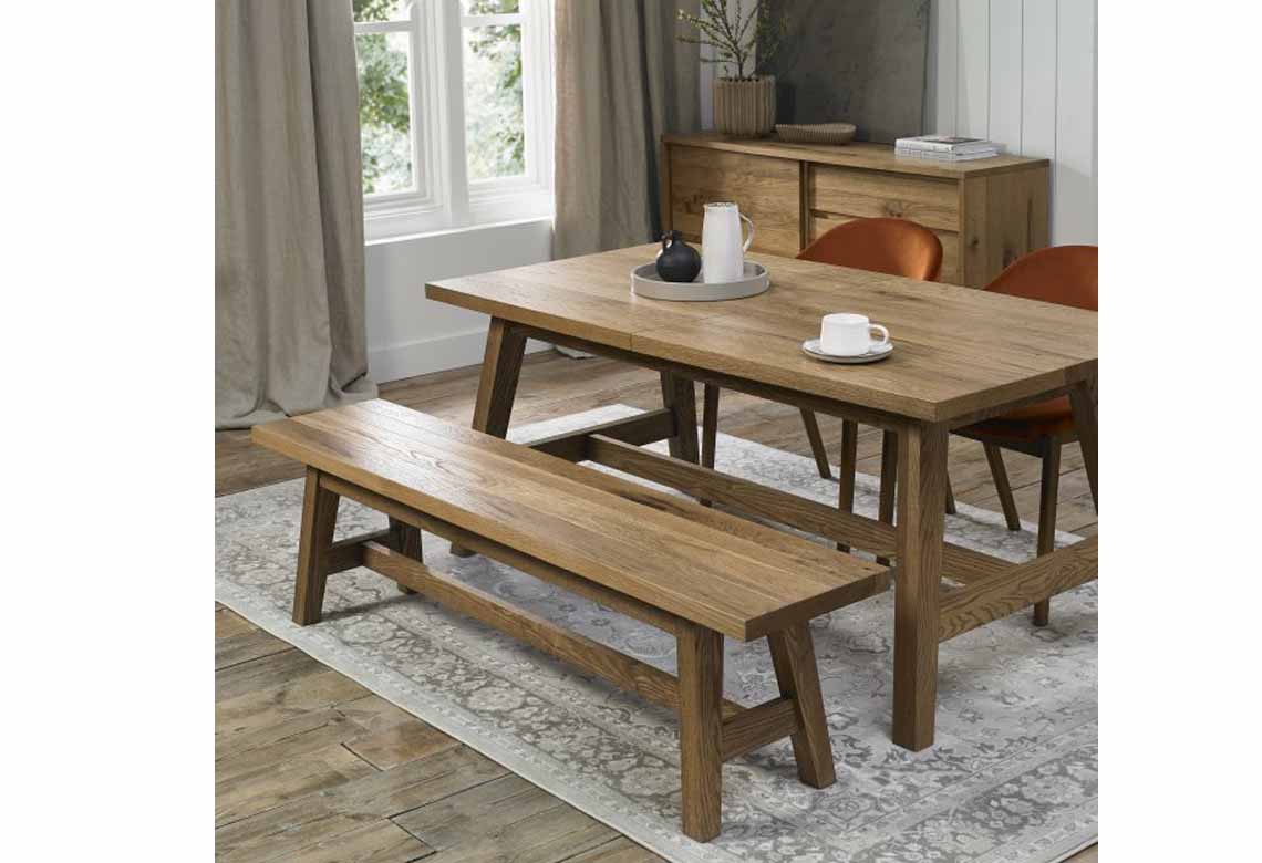 Cambridge Rustic Oak Narrow Sideboard