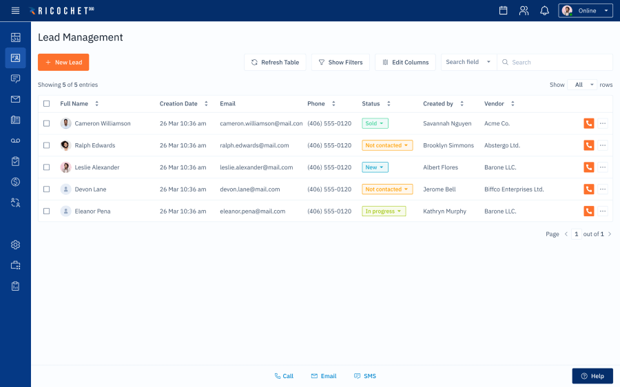 Ricochet 360 Design Case Study - Eleken