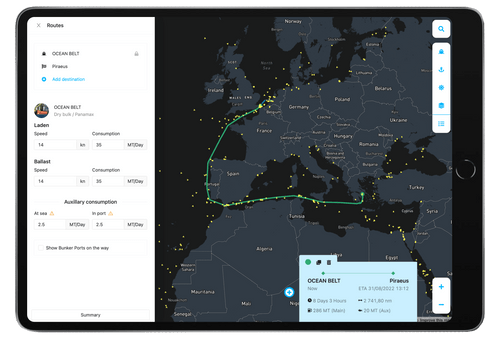 Free Sea Route Calculator | ShipAtlas by Maritime Optima