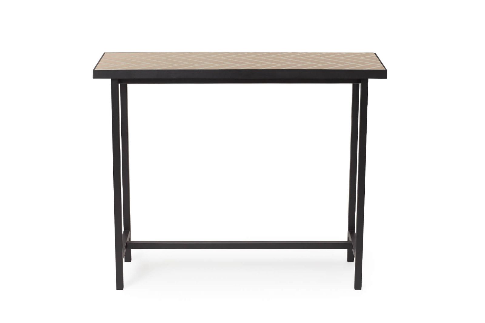 Warm Nordic Herringbone Tile Console Table – GOOD FORM