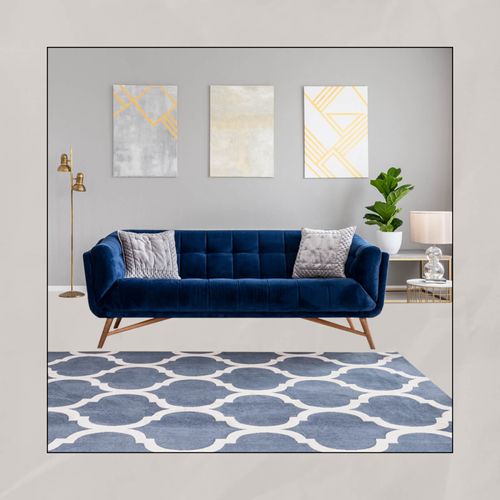 Blue Couch Living Room Ideas: 11 Ways to Style a Blue Couch from Pro ...