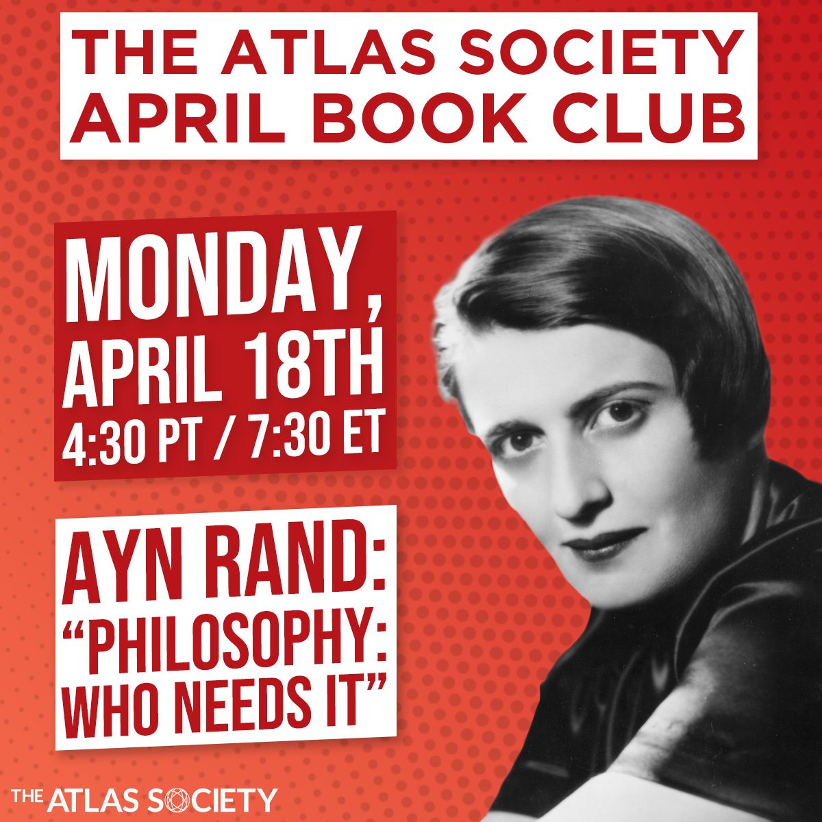 The Atlas Society | Ayn Rand, Objectivism, Atlas Shrugged