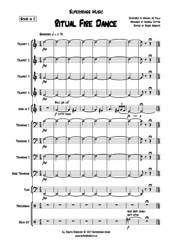 Ritual Fire Dance: Superbrass Music