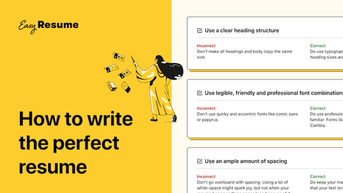 How to Write The Perfect Resume in 2021 (With Examples) | Easy Resume