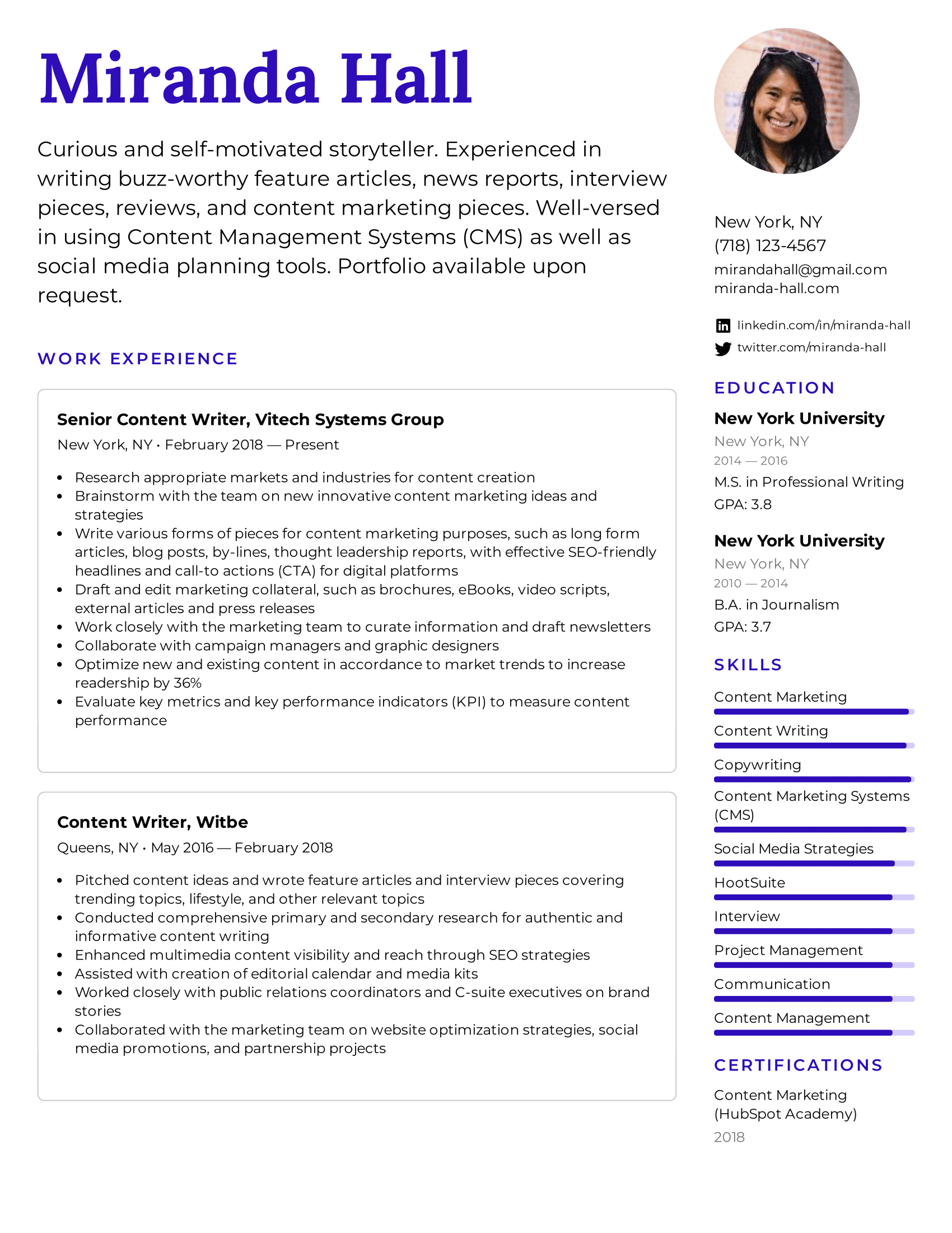 Contoh Cv Content Writer Contoh Cv Via Email Aneka Macam Contoh Riset