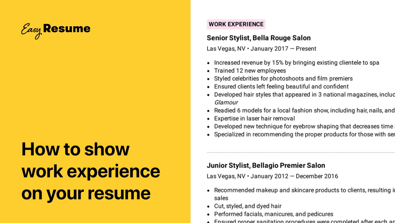 Resume Guides For 2020 Easy Resume