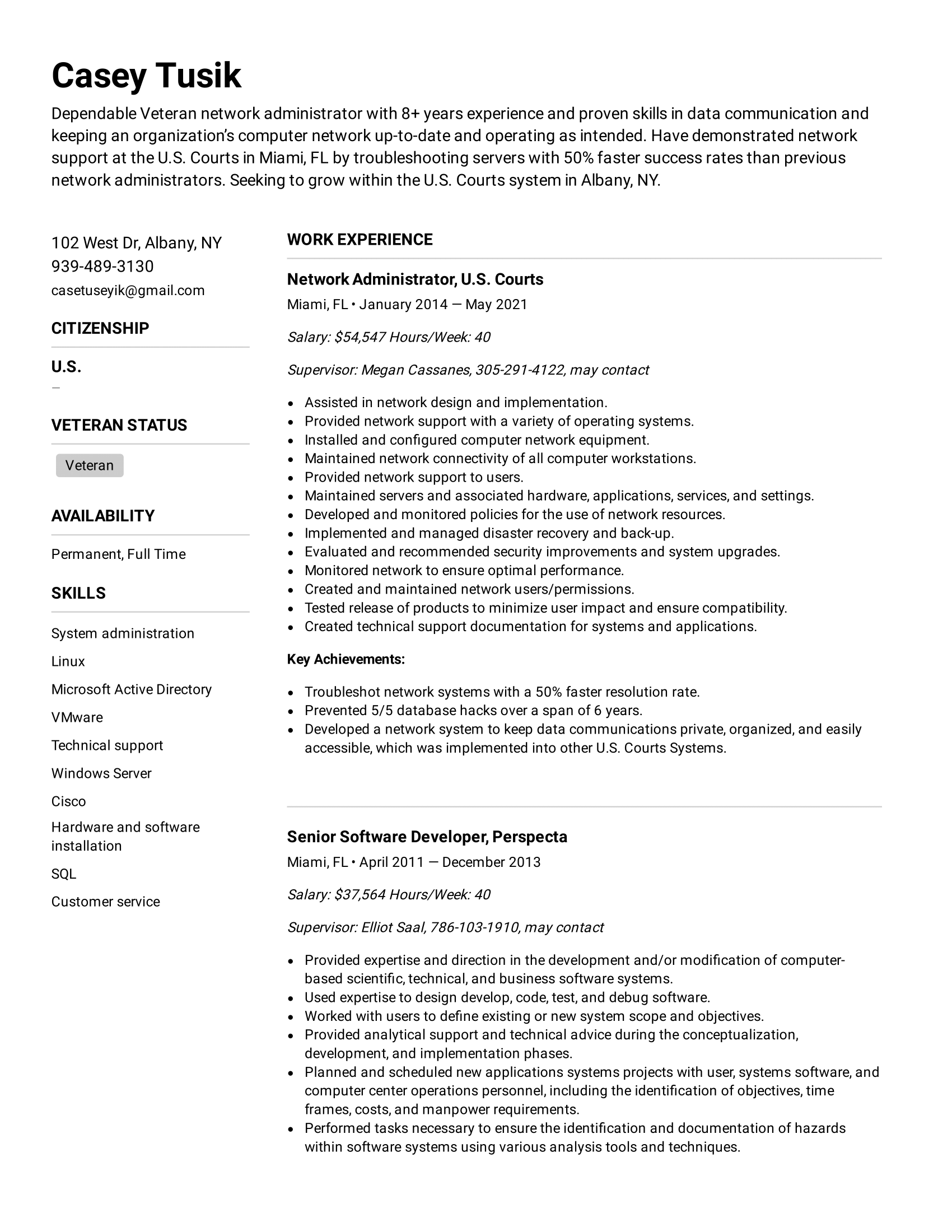 Federal Resume Example Writing Tips For 2022