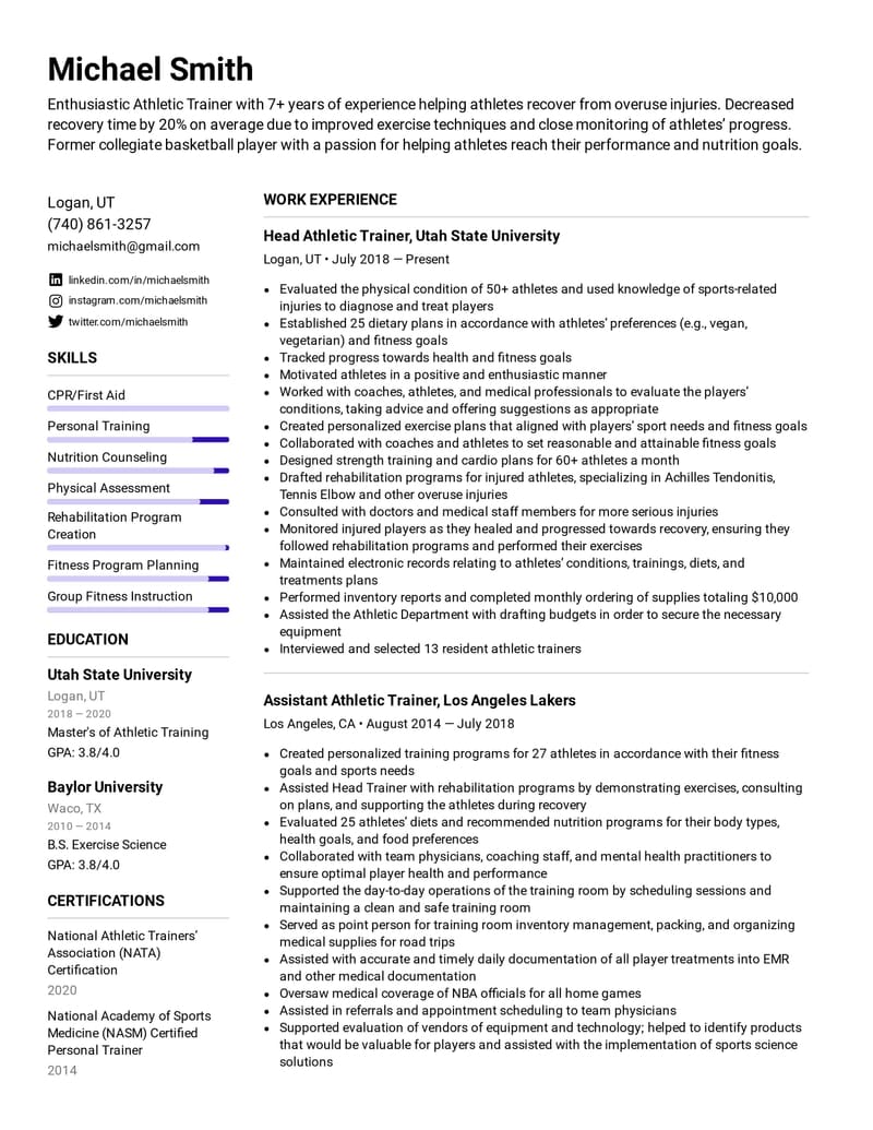 50+ Resume Examples - Kickstart your Job Search in 2020 | Easy Resume