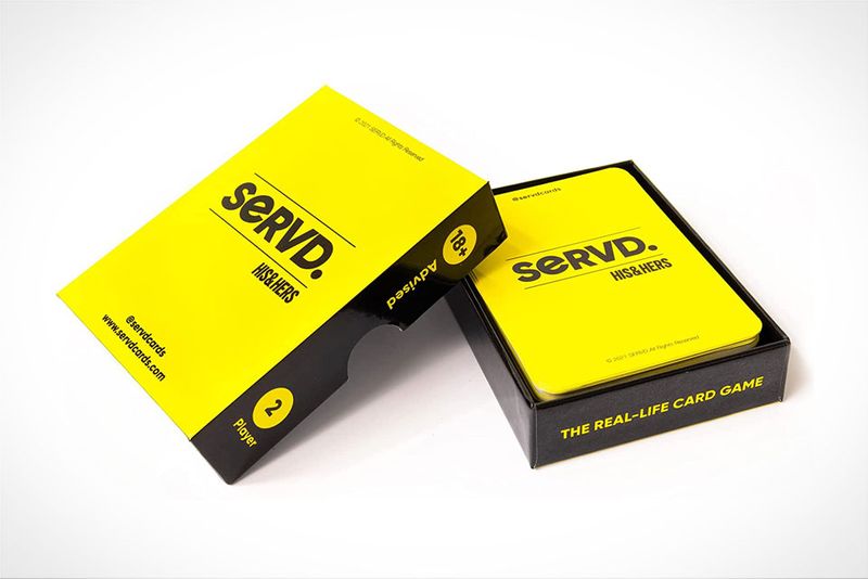 SERVD - His & Hers: The Hilarious Real-Life Couples Card Game for Adults