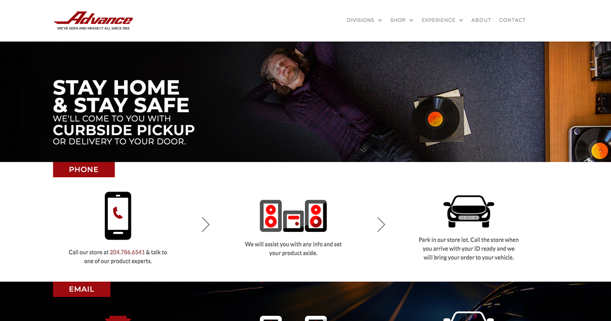 Shopping Options - Advance Electronics