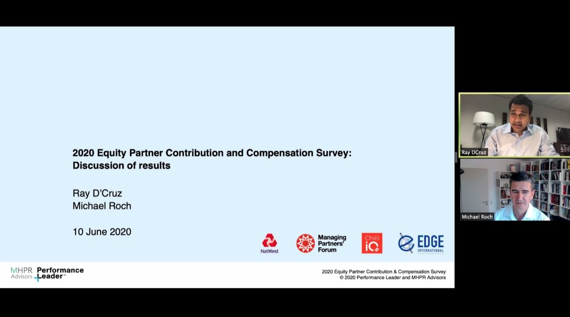 Highlights » 2020 Equity Partner Contribution & Compensation Survey