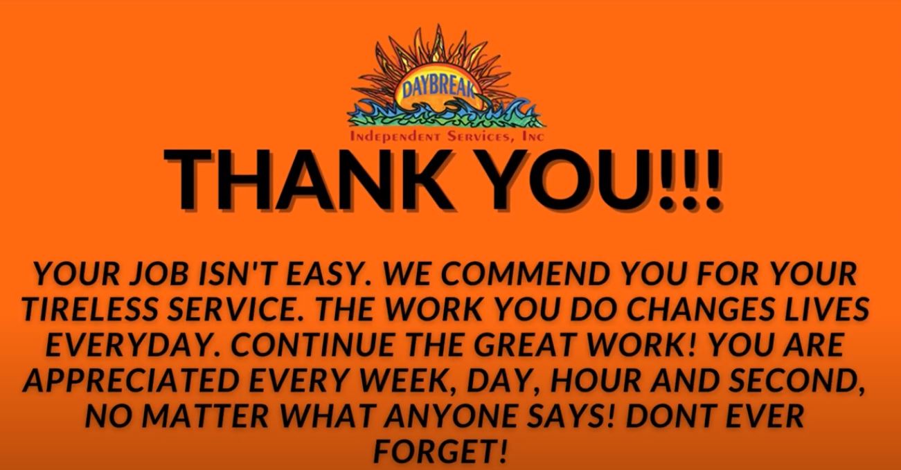 Direct Support Professional Recognition Week