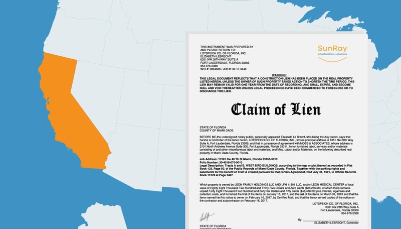20 Day CA Preliminary Notice & Claim of Lien