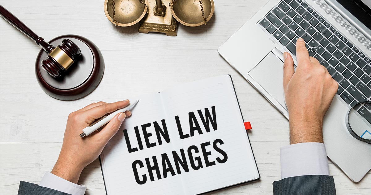 New Lien Laws Changes Resources | SunRay Notice