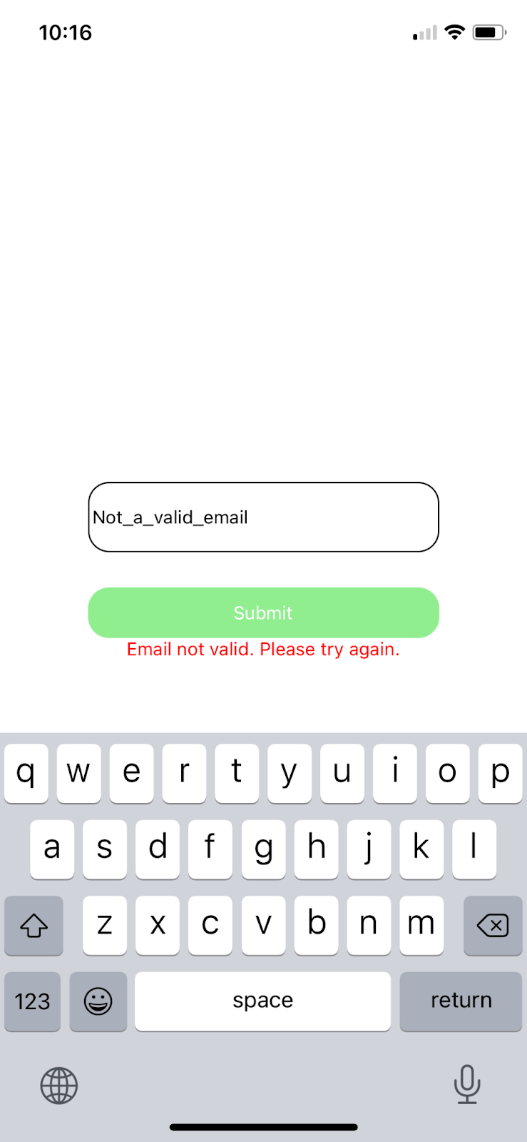 React Native Form Validation Native Formik Yup React Hooks 