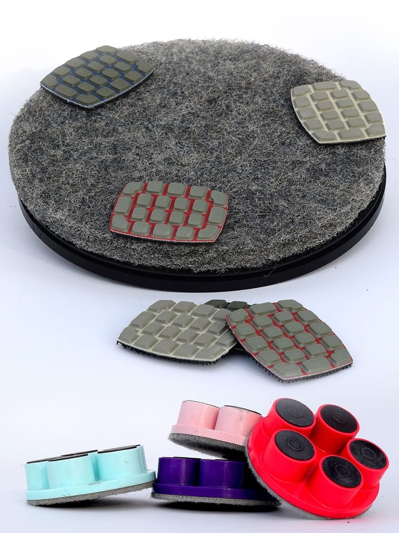 CPS 2" Resin Pucks Resin Bond Diamond Tooling for Dry Polishing