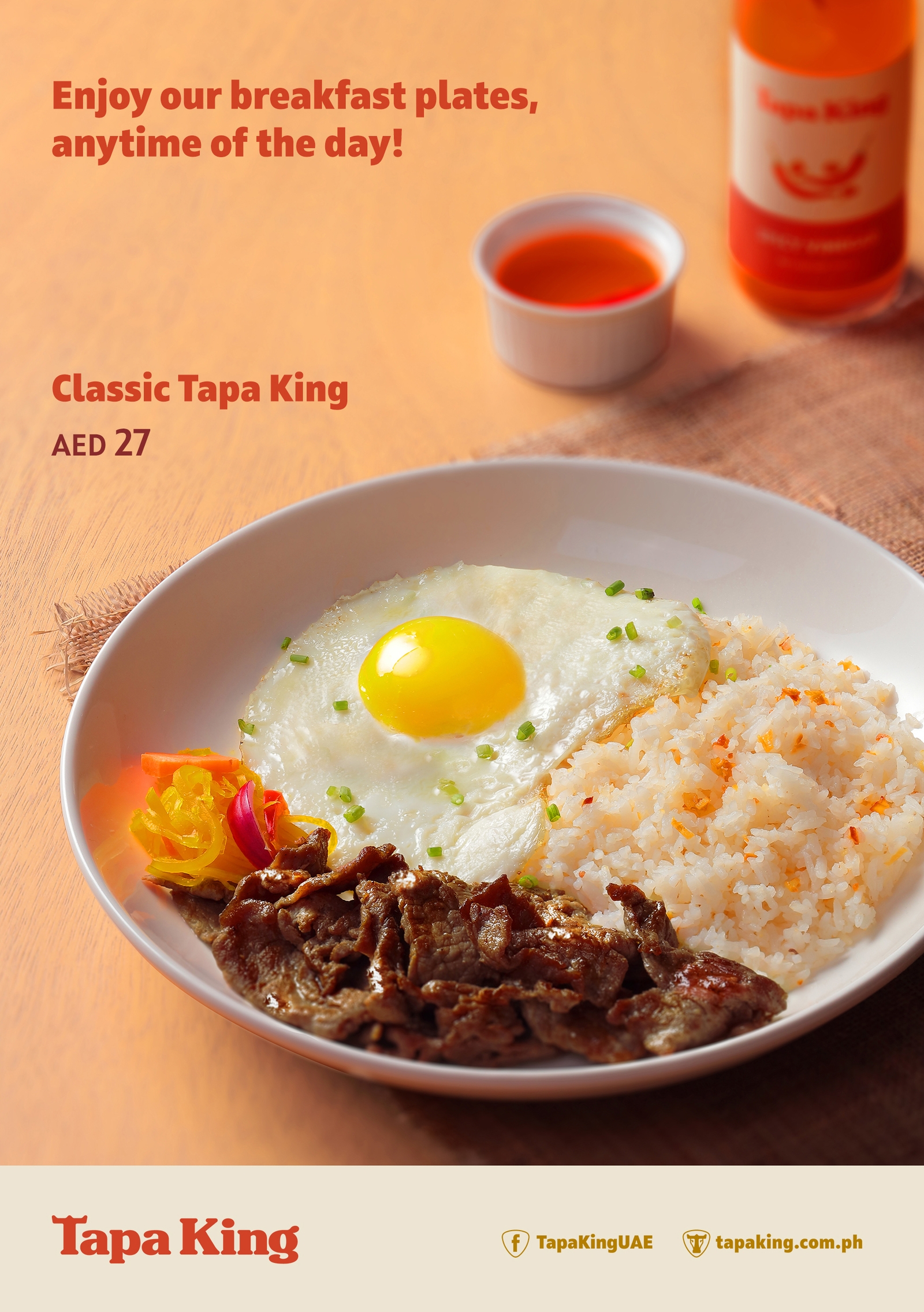 Tapa King UAE - Menu