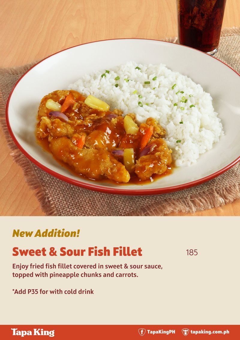 Tapa King Menu
