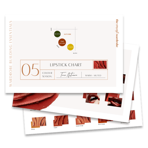 Lipstick Charts | the concept wardrobe