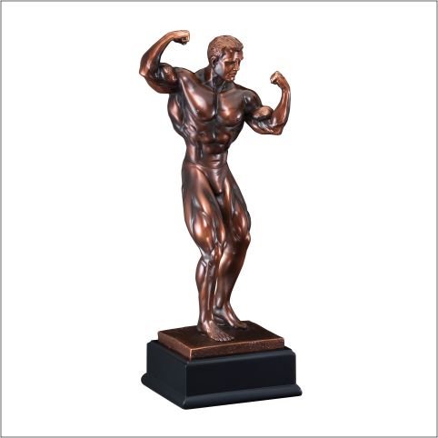 Bronze-tone Male Body Builder | Mineola Trophy