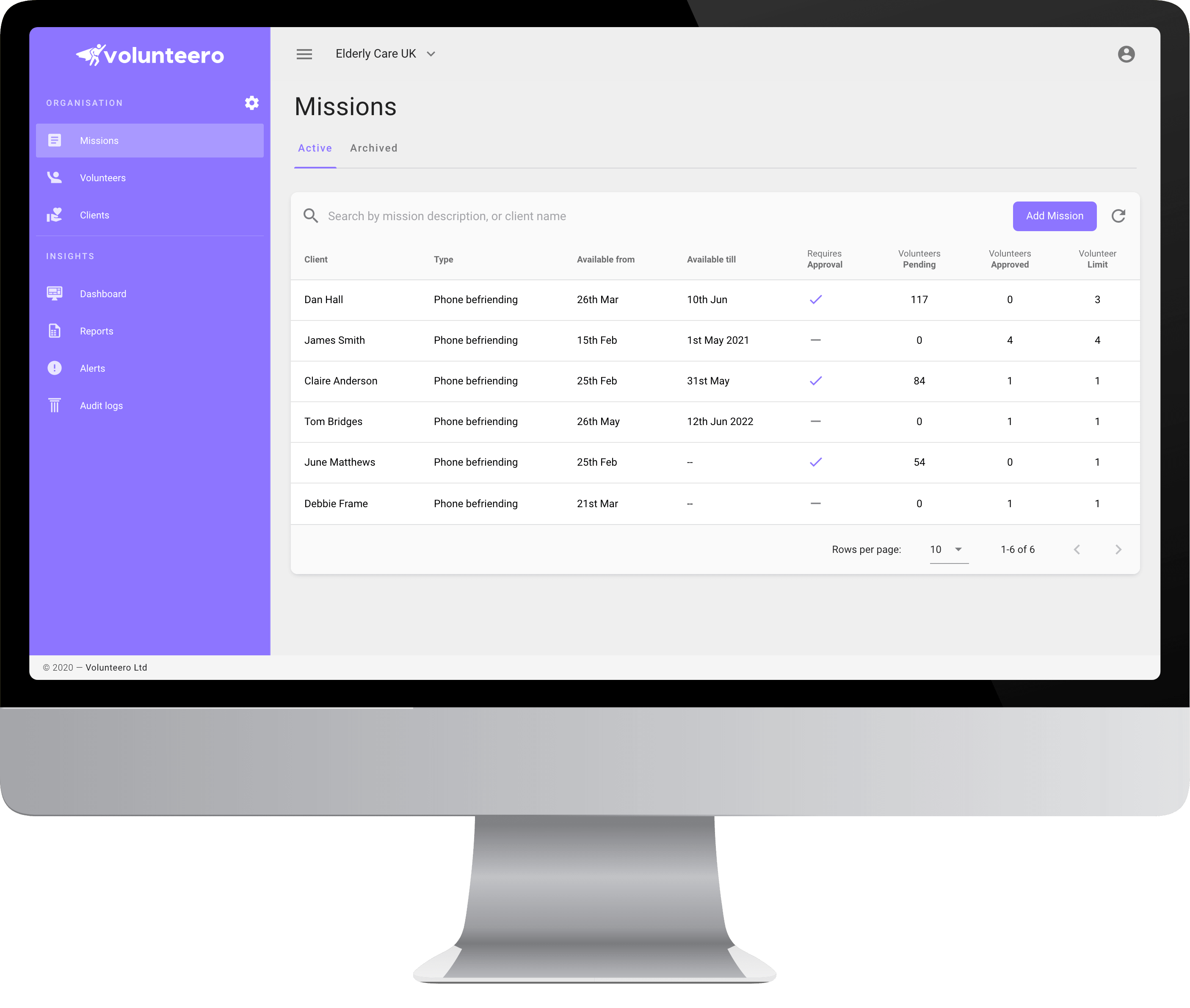 Volunteero: Be someone's hero