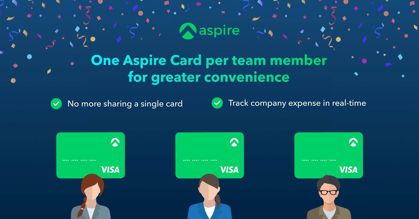 One Aspire Card per Team Member