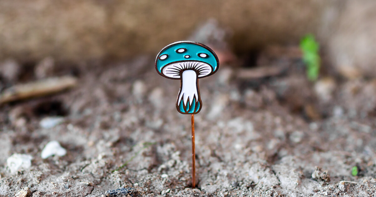 Custom Plant Pins Go with Green Thumbs! | PinProsPlus