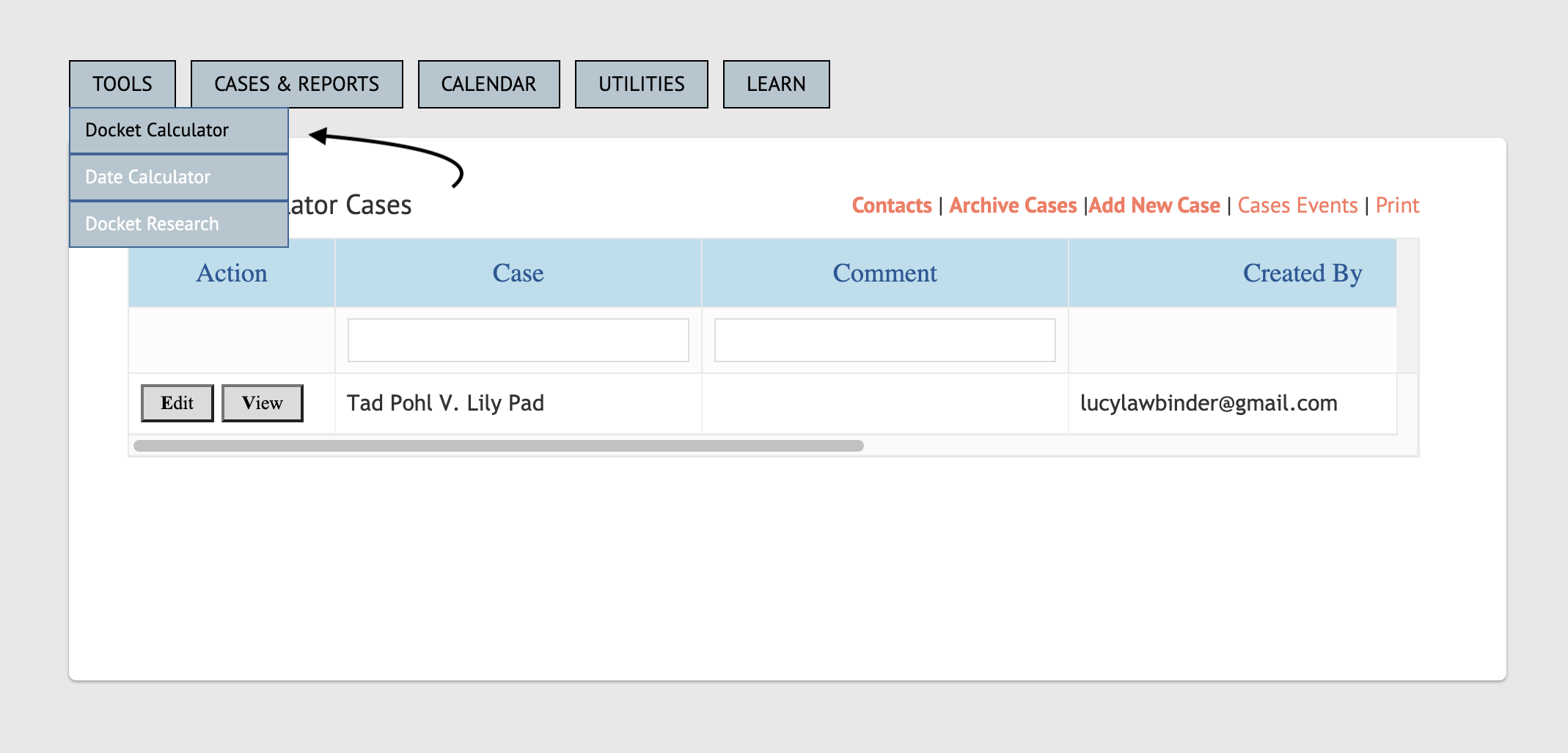 DocketCalendar: Quick Start Guide