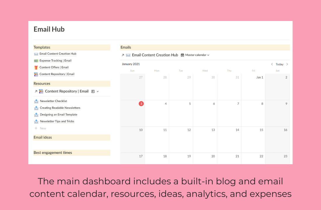 Email Hub Bundle | Notion Everything