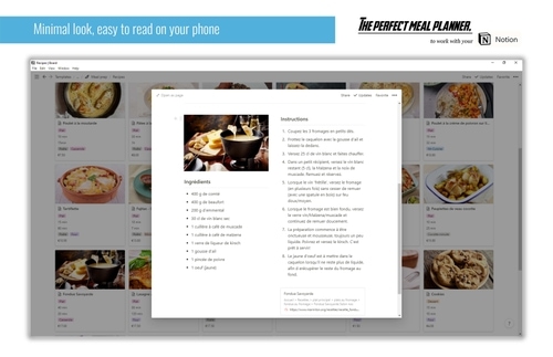 The perfect Notion Meal planner | Notion Everything
