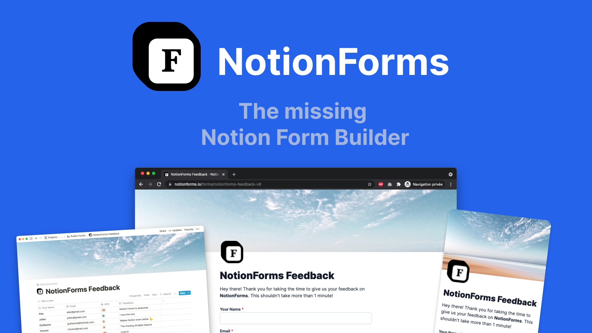 Notion Form Template