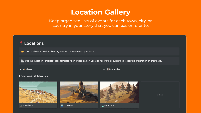 Fictional Story Timeline | Notion Everything