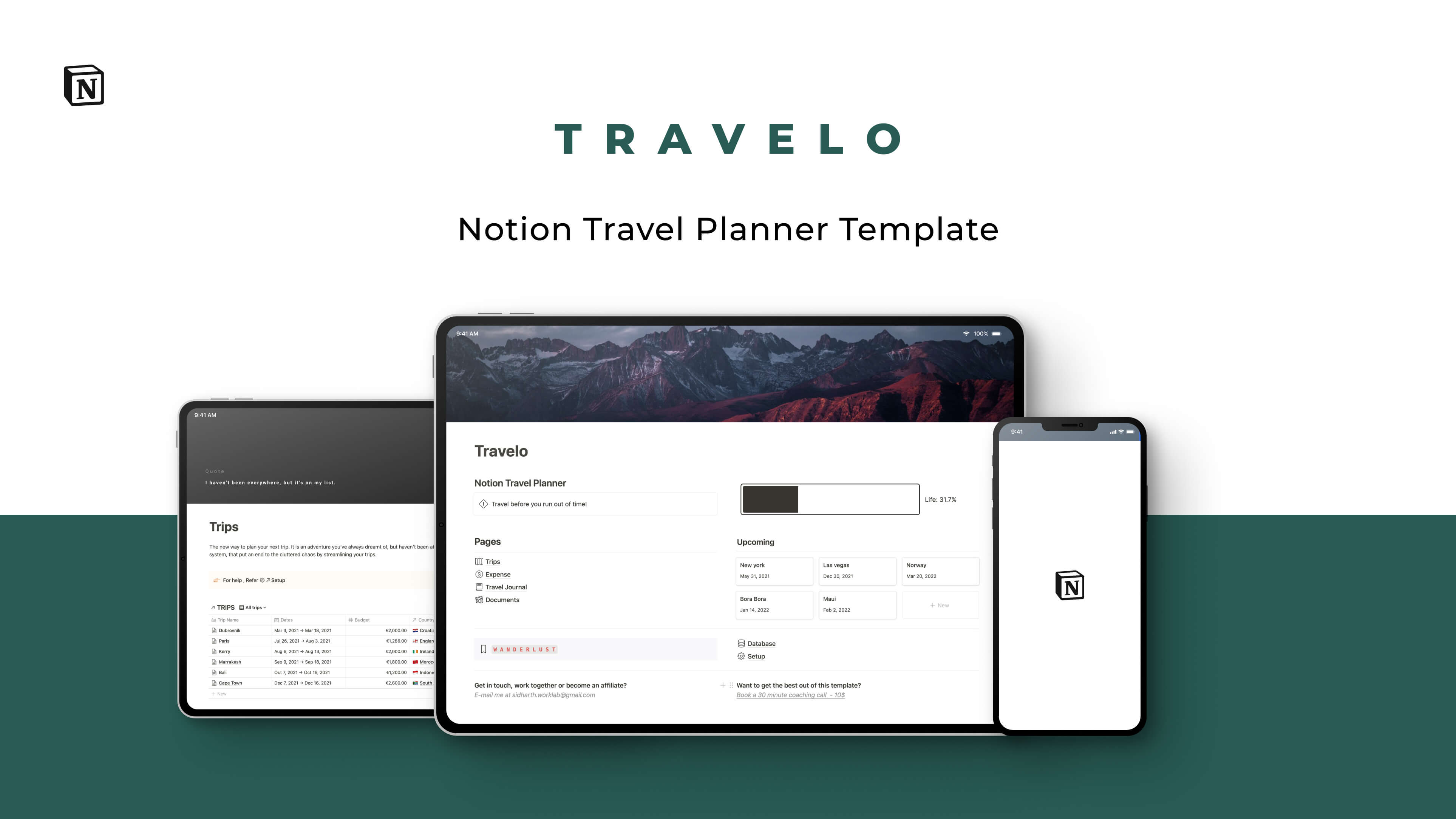 Travelo Notion Travel Planner Template Notion Everything Travelo Notion Travel Planner Template Notion Everything