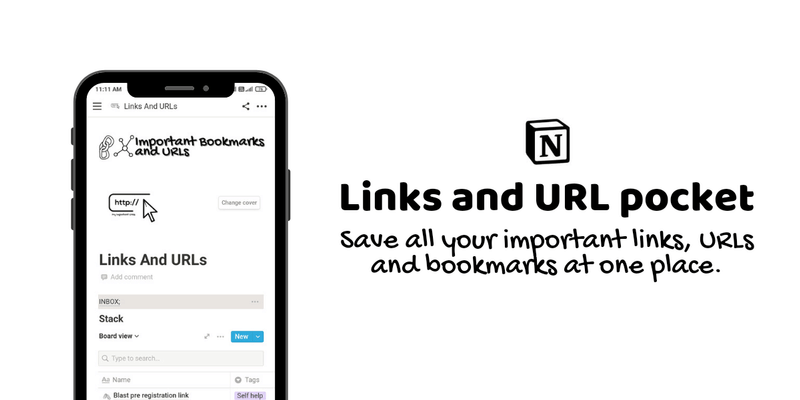 Links and URLs pocket | Notion Everything