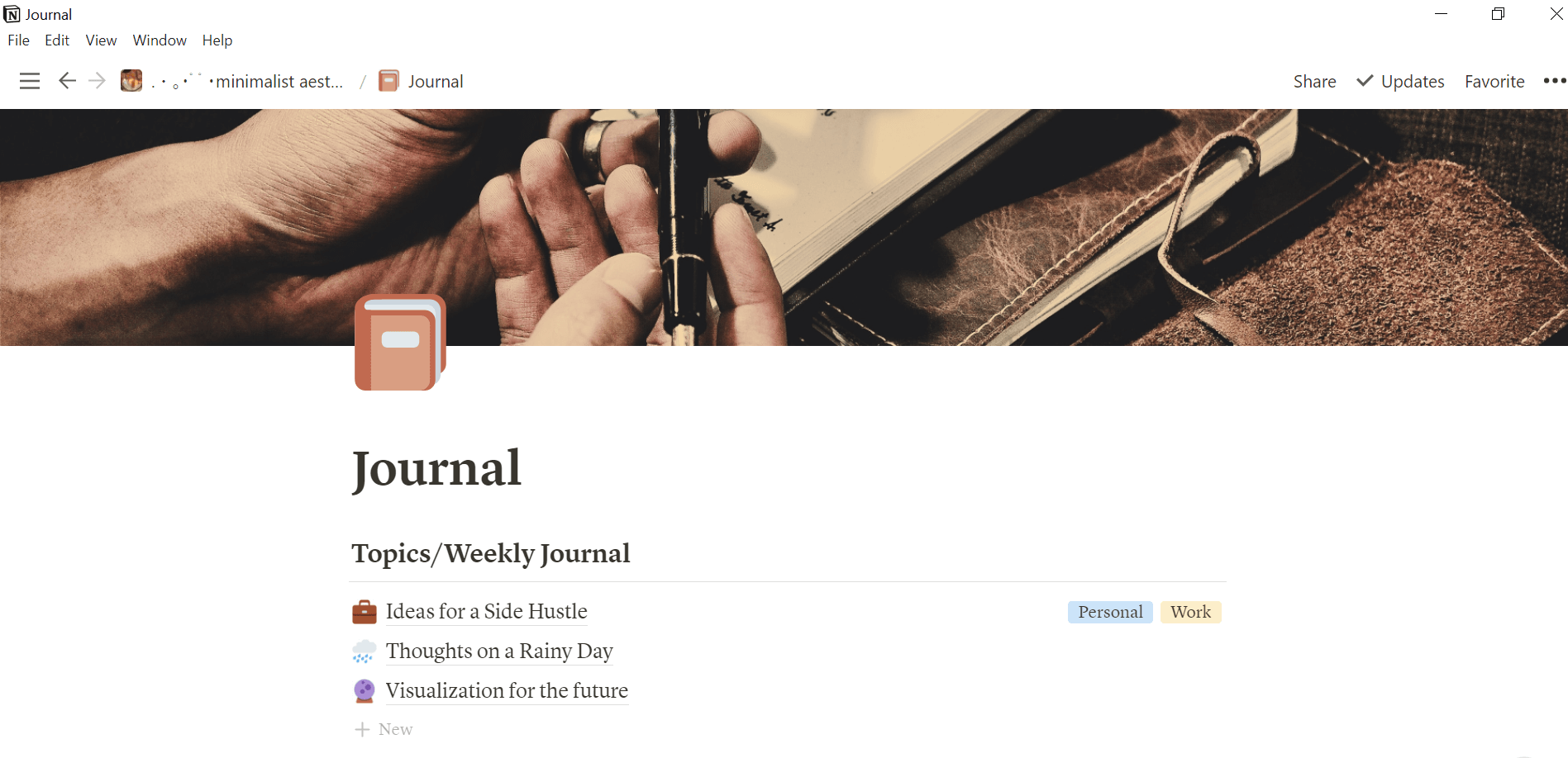 minimalist aesthetic dashboard | Notion Everything
