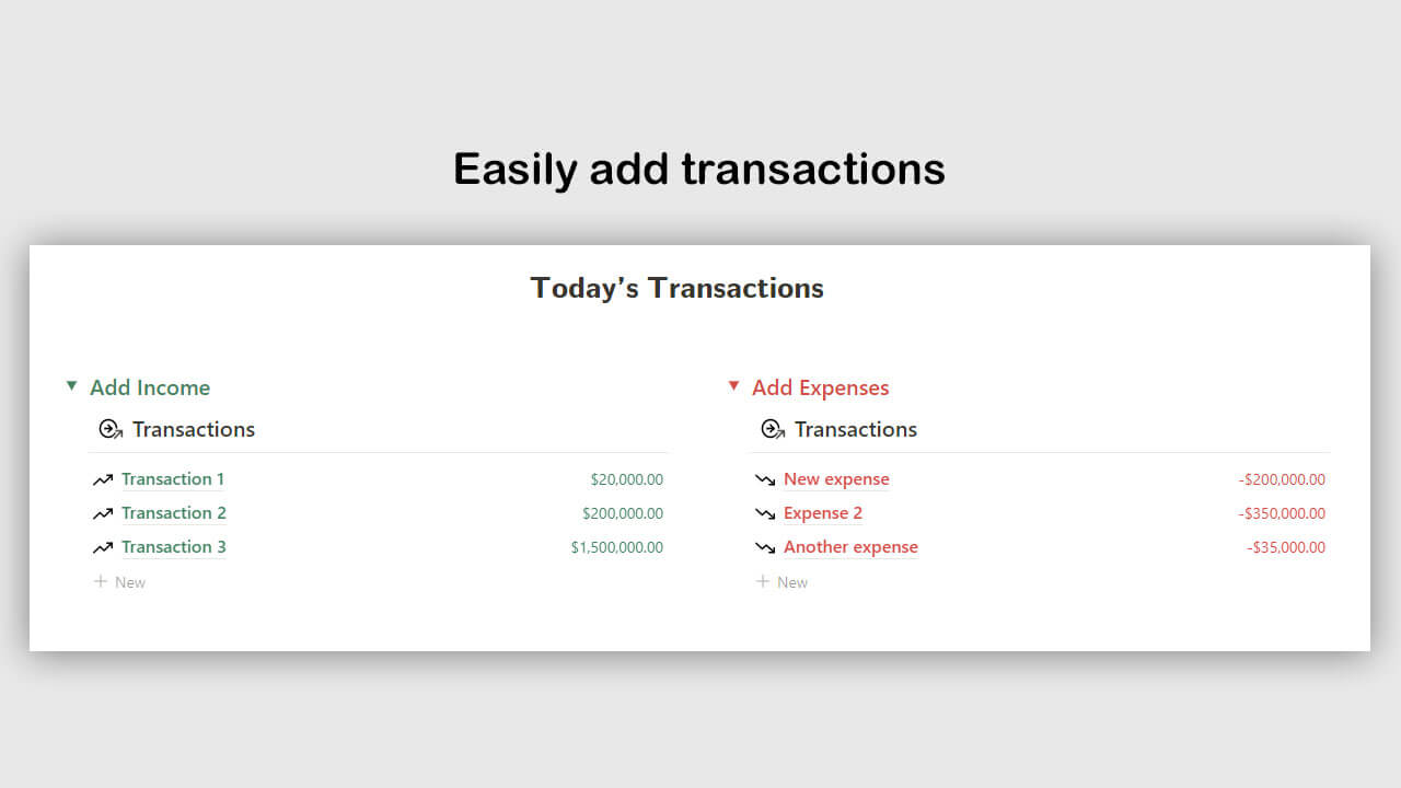 ABC-Finances (budgeting and financial control) | Notion Everything
