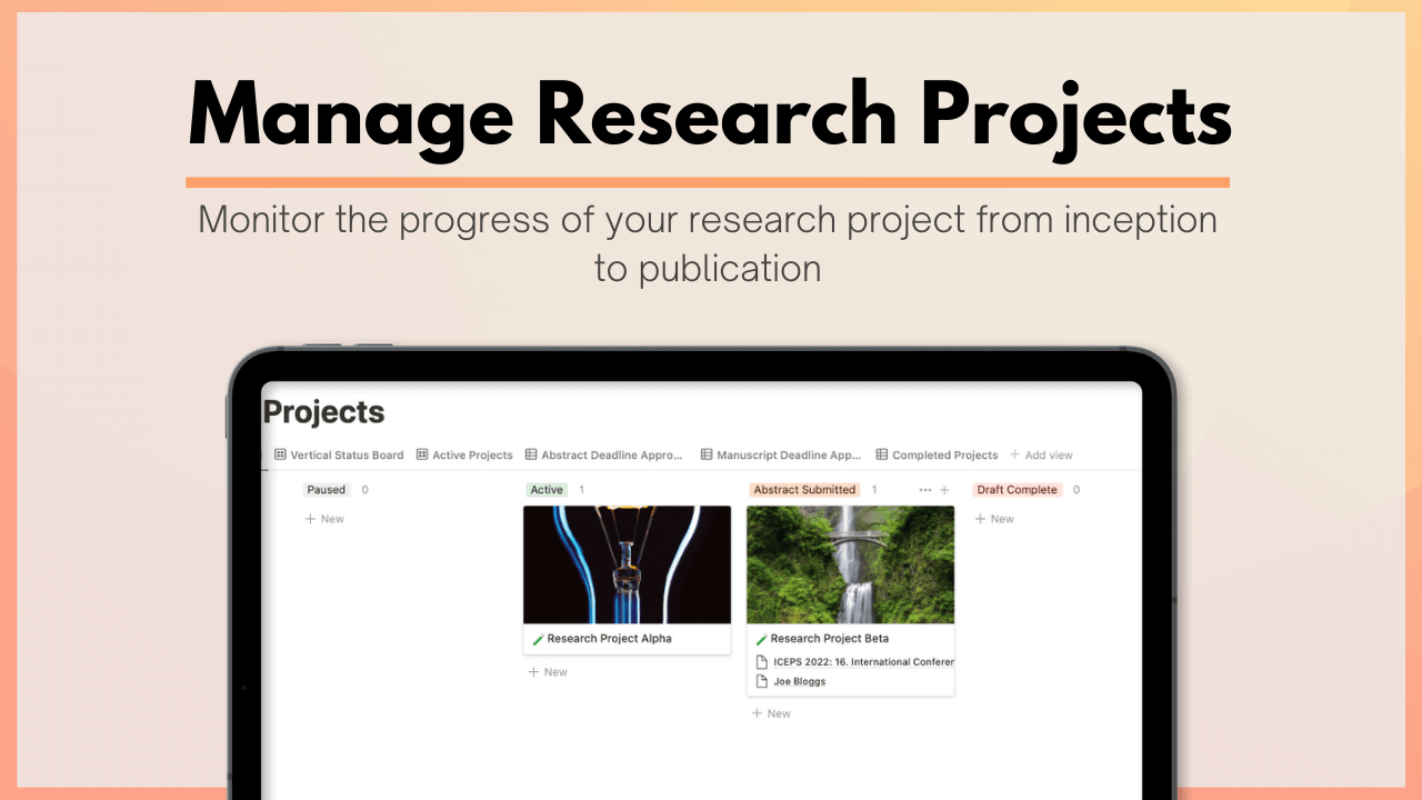 Academic Research Hub | Notion Everything