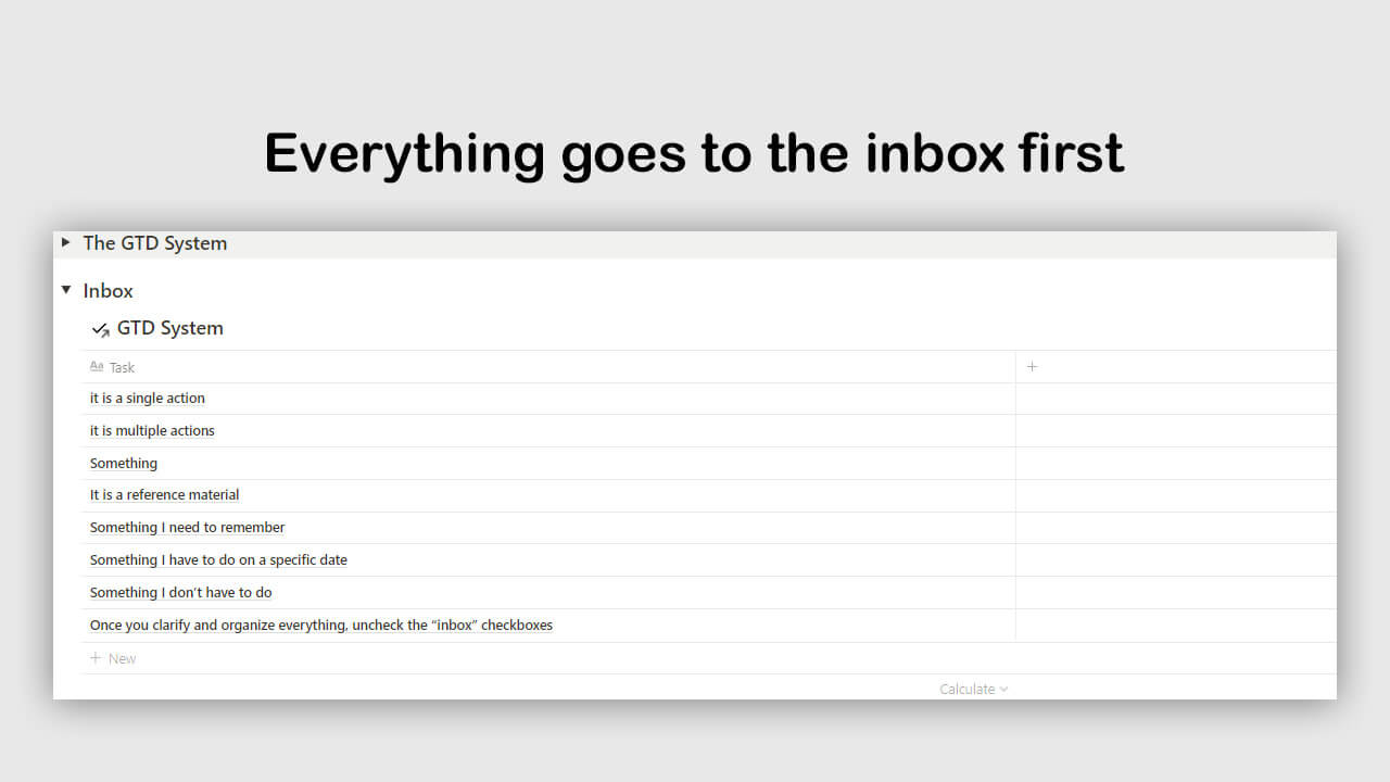 Getting Things Done (GTD) template | Notion Everything