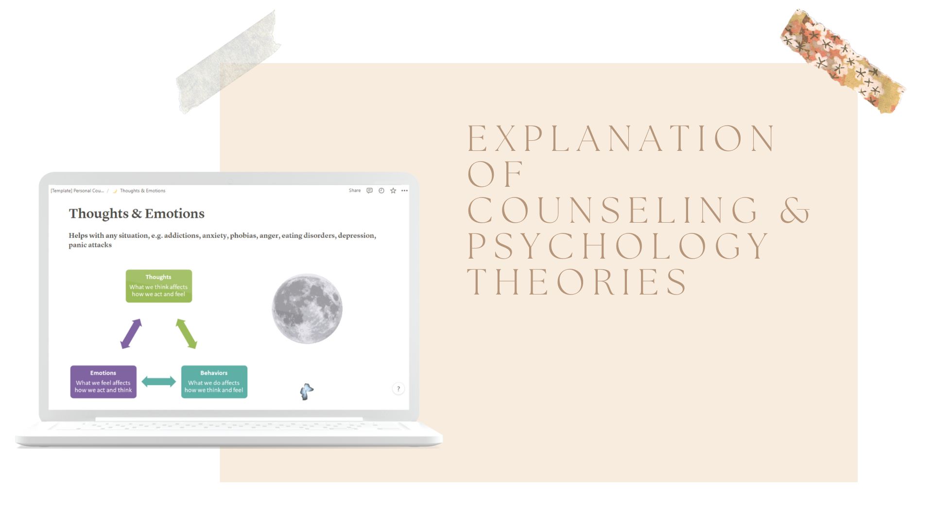 Personal counseling journal notion template | Notion Everything
